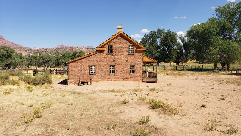 Pariah Ghost Town in Utah stock image. Image of cottage - 217435435