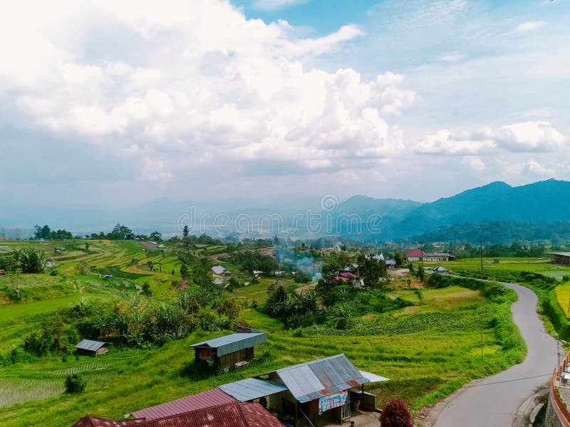 Pariangan Natural Scenery in Padang Editorial Photography - Image of ...