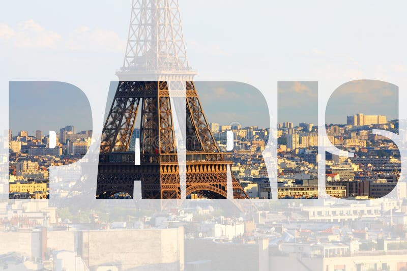 Texte de Paris photo stock. Image du france, forme, course - 80783792