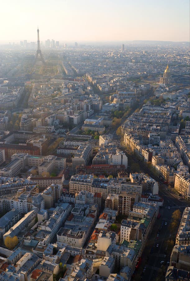Paris from above stock photo. Image of invalides, eiffel - 9517426