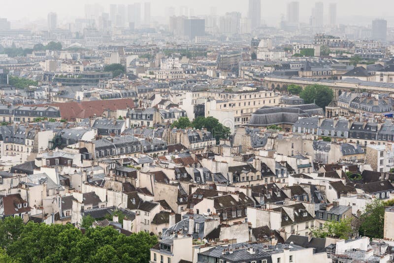 Paris from above stock photo. Image of france, city, french - 76157156