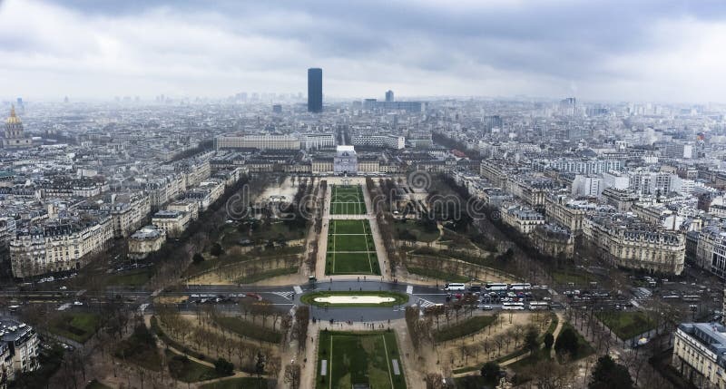 Paris from Above - from the Eiffel Tower - Urban, Sky and Buildings ...