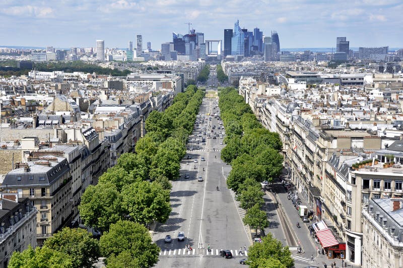 Paris from above editorial photo. Image of high, exterior - 46724311