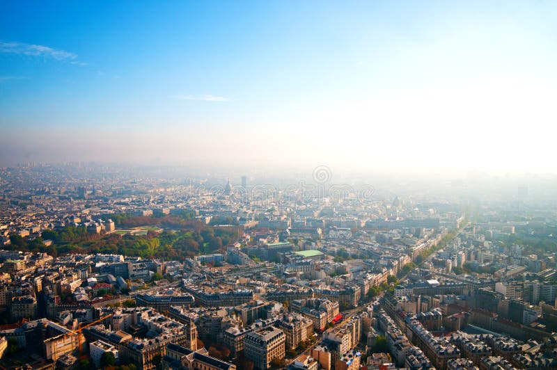 Paris aerial view stock image. Image of roof, montparnasse - 21648065