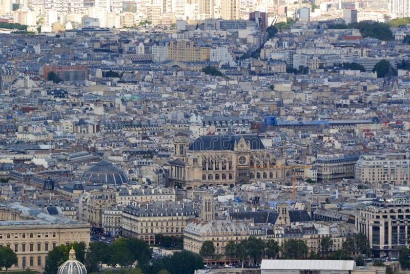Paris aerial view stock photo. Image of paris, europe - 26632284
