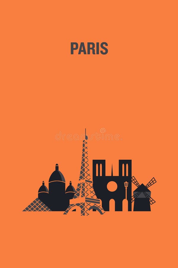 Paris stock illustration. Illustration of city, beautiful - 95258416