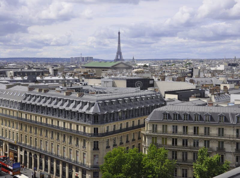 Paris, August16,2013-View from Above Editorial Image - Image of ...