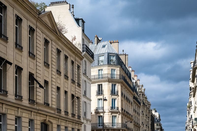 Paris, beautiful building stock image. Image of neighborhood - 274962139