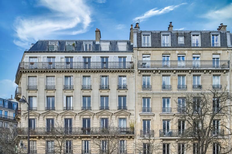 Paris, beautiful buildings stock photo. Image of exterior - 374626388