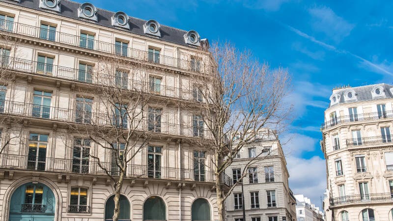 Paris, beautiful buildings stock photo. Image of architecture - 130896356