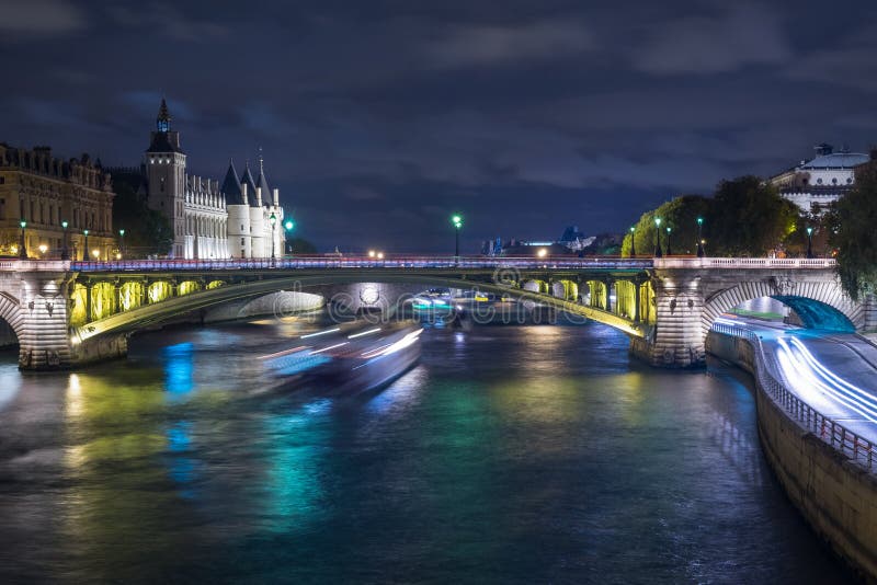 Paris Bridge stock image. Image of exposure, landmark - 81504097
