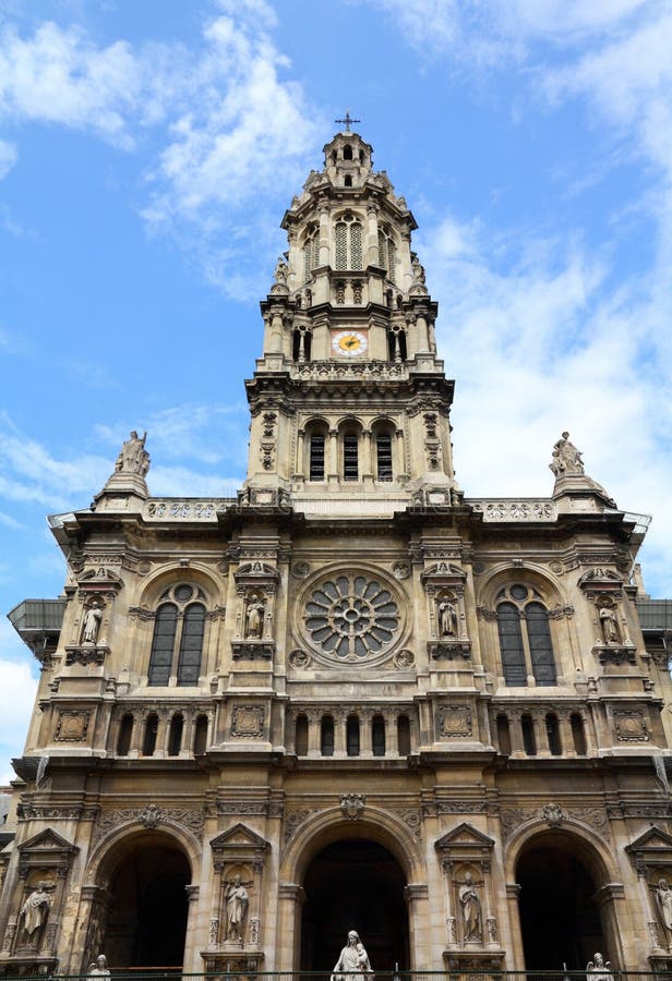 Paris church stock image. Image of french, architecture - 21099221