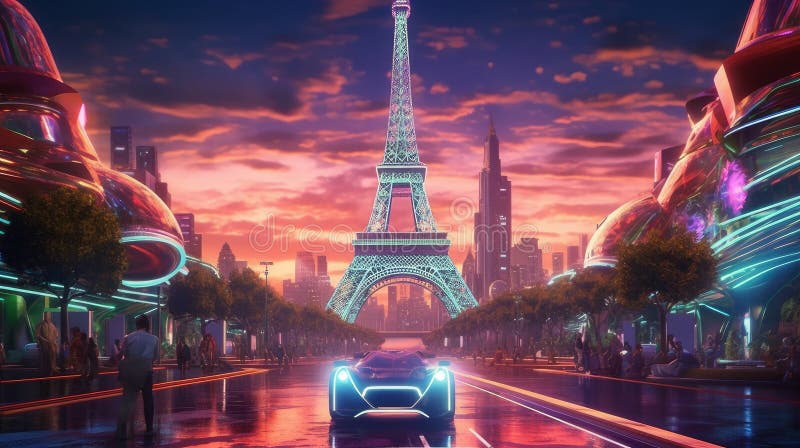 Future Paris Stock Illustrations – 1,476 Future Paris Stock ...