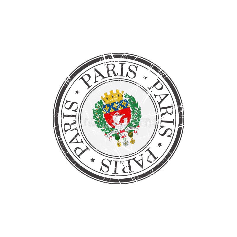 Paris city stamp stock vector. Illustration of dirty - 89515305