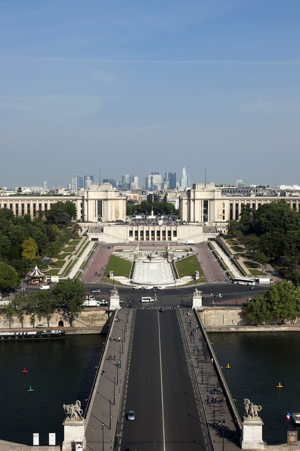 Paris, City View with the Eiffel Tower Stock Photo - Image of monument ...