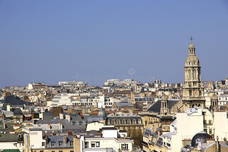 Paris cityscape stock image. Image of french, house, skyline - 2340369