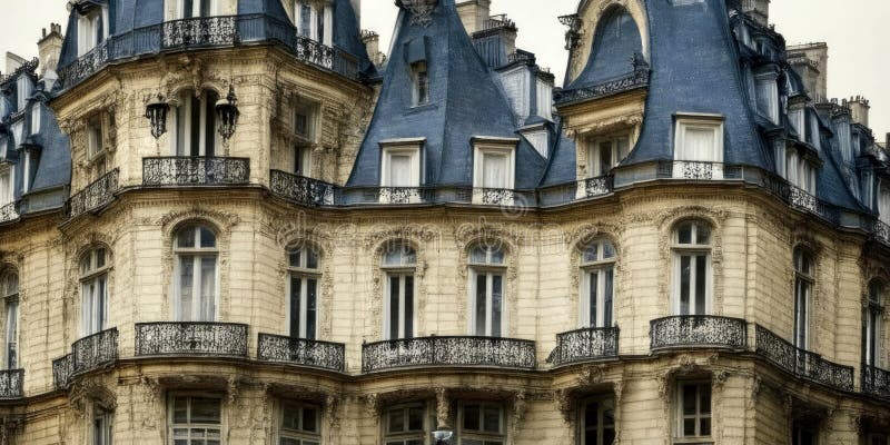 Paris - Classical Architecture Stock Photo - Image of town, europe ...