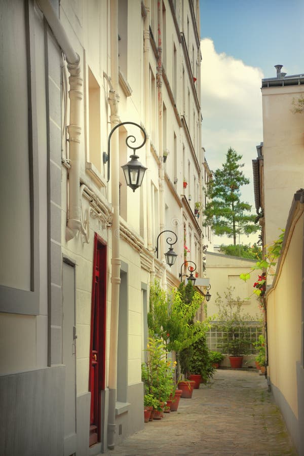 Paris courtyard stock photo. Image of historic, home - 34375300
