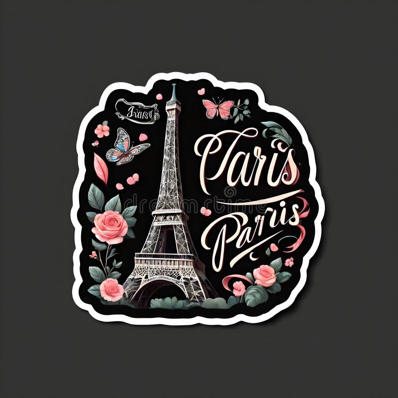 Paris stock illustration. Illustration of visit, circle - 312342382