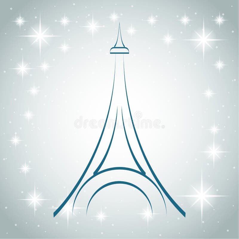 Paris design stock vector. Illustration of graphic, monument - 46658705