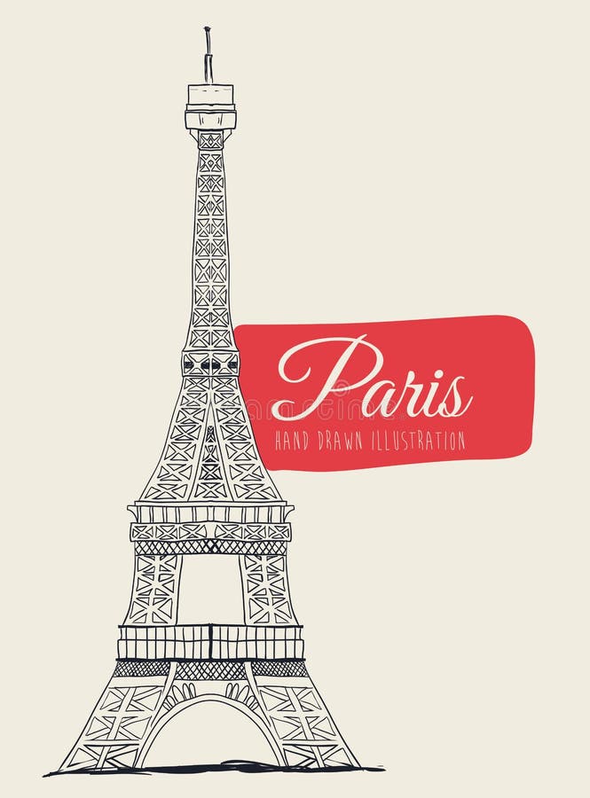 Paris Design, Illustration. Stock Illustration - Illustration of ...