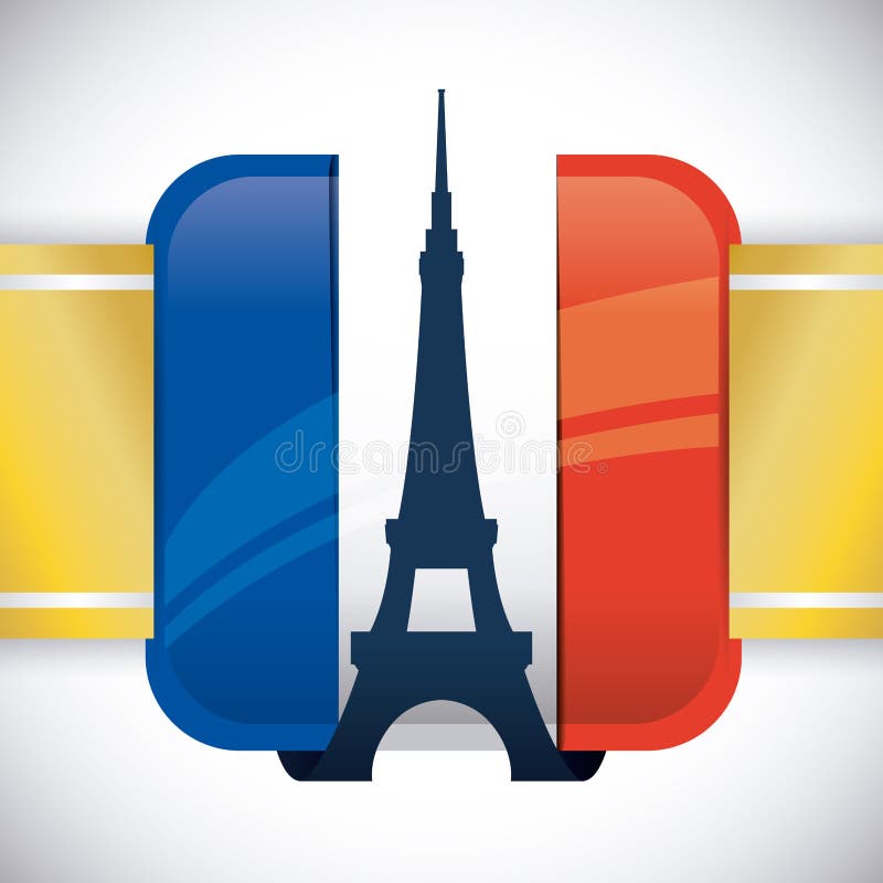 Paris Design, Vector Illustration. Stock Vector - Illustration of ...