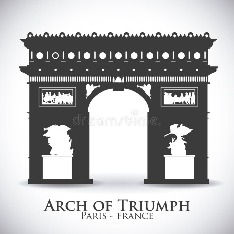 Paris Design, Vector Illustration. Stock Vector - Illustration of ...