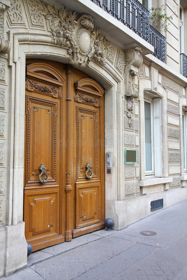 Paris door stock image. Image of door, paris, entrance - 23332587