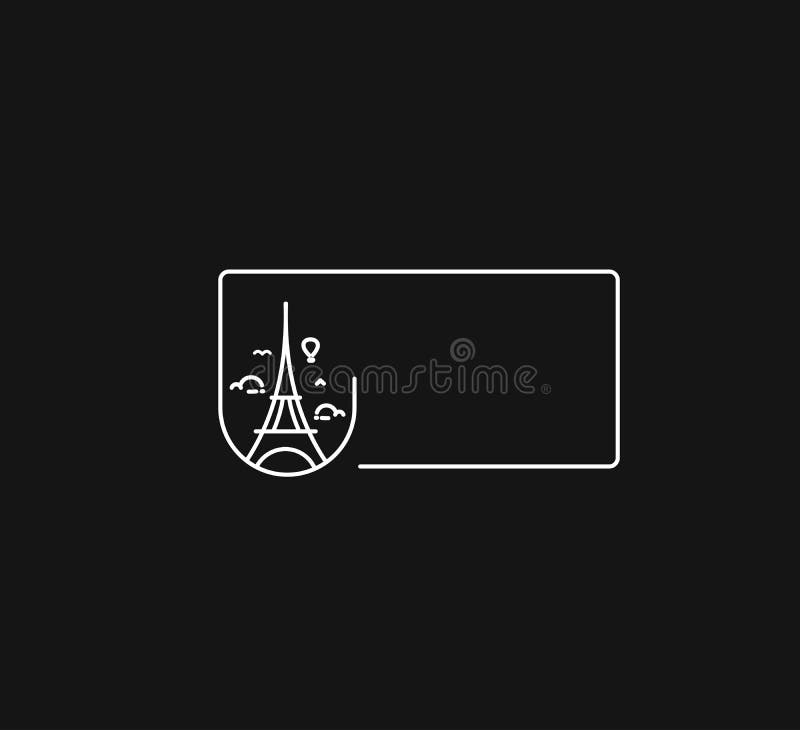 Paris, Eiffel Tower, Paris Cartoon Art, Postcard Stock Vector ...