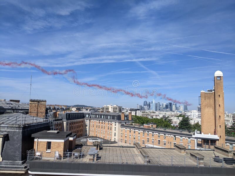 The Paris Fire Station on a National Holiday Stock Image - Image of ...