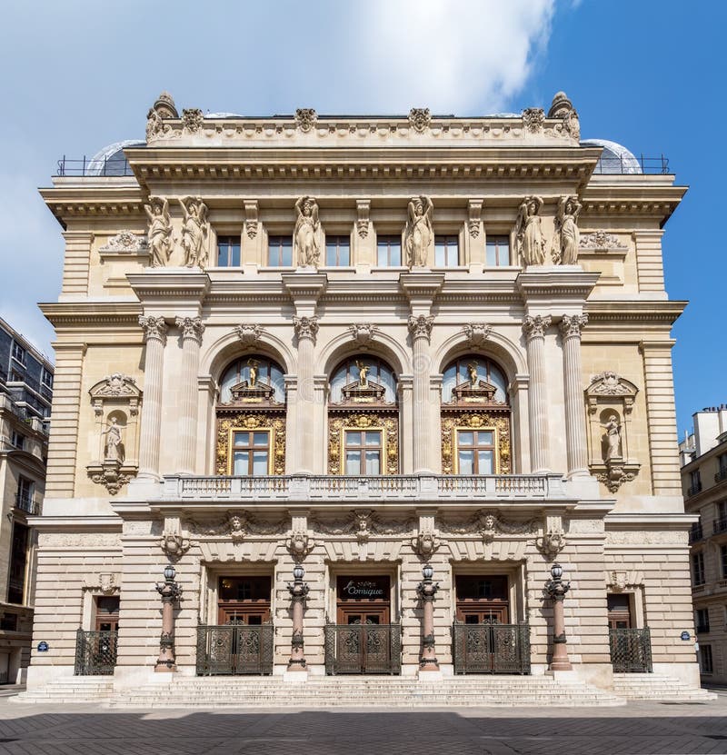 Opera Comique of Paris, Interiors and Details Editorial Stock Image ...