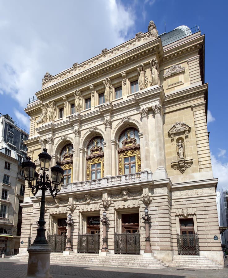 Opera Comique in Paris editorial stock image. Image of luxury - 148086339