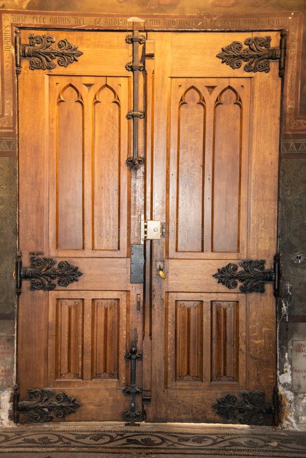 Paris, France. August 2022. Old Front Doors in Paris Editorial Stock ...