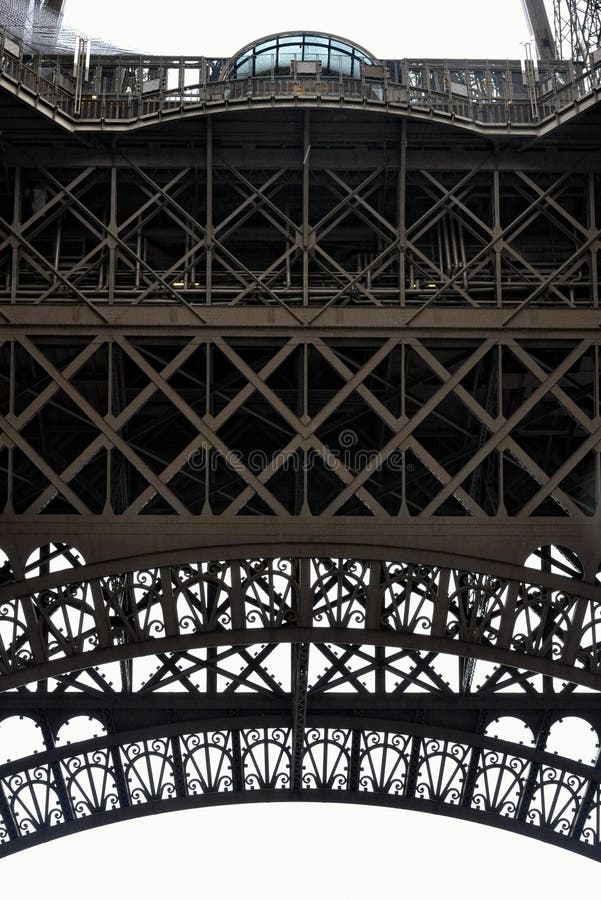 Paris - France Eiffel Tower Stock Photo - Image of structure, metal ...
