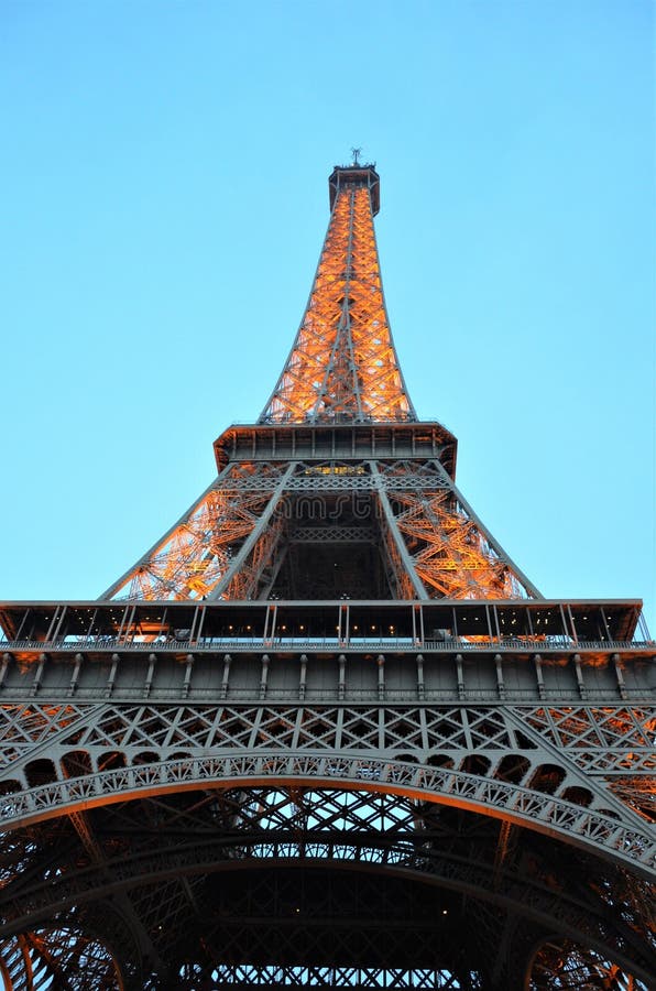 Paris, France 03.22.2017: Eiffel Tower in Paris, France Editorial Image ...