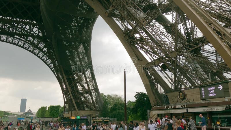 PARIS, FRANCE - JUNE 12, 2023. the Seine River and the Eiffel Tower ...