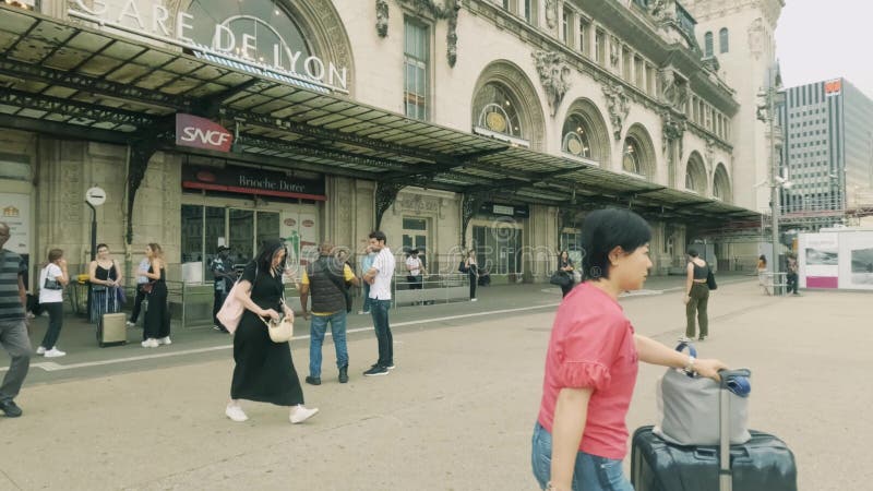 PARIS, FRANCE - JUNE 10, 2023 the Gare De Lyon, the Northern Terminus ... PARIS, FRANCE - JUNE 10, 2023 the Gare De Lyon, the Northern Terminus ...
