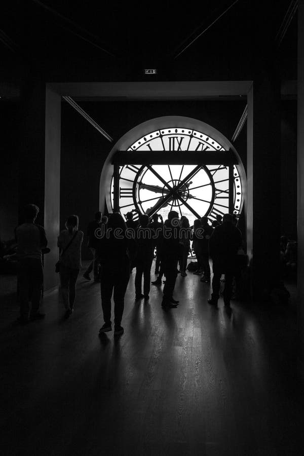 Inside View of the Clock of Orsay Museum in Paris Editorial Photography ...