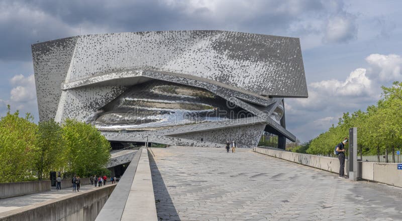 Paris, France - 04 26 2025: Panoramic View of the Facade of the ...