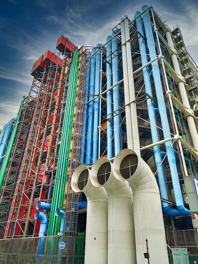 Paris, France 8th August 2023: Centre Pompidou Editorial Stock Photo ...