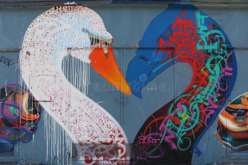 Paris Graffiti editorial stock image. Image of city, limit - 70913189