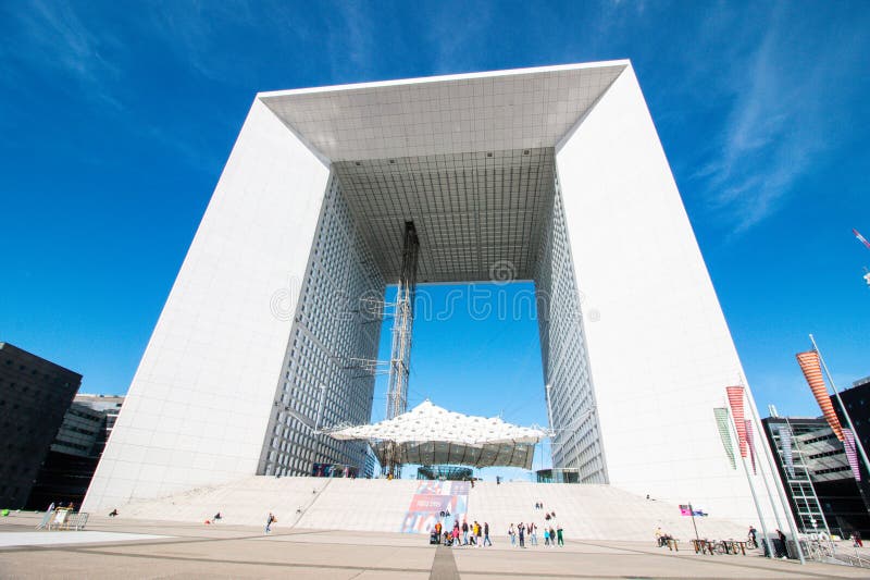 The Grand Arche in La Défense in Paris Editorial Photography - Image of ...