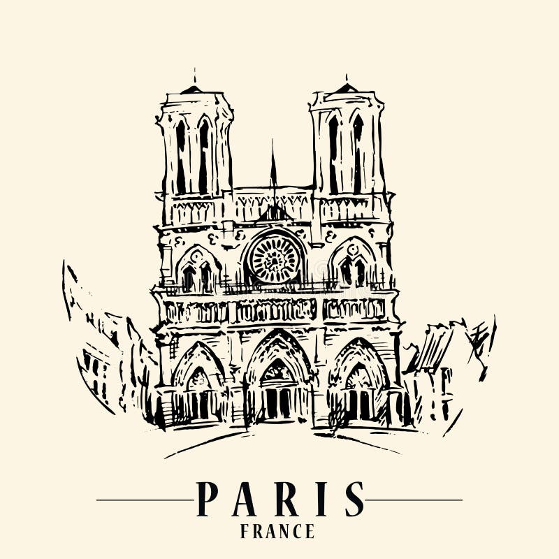 Paris vector illustration. stock vector. Illustration of collage ...