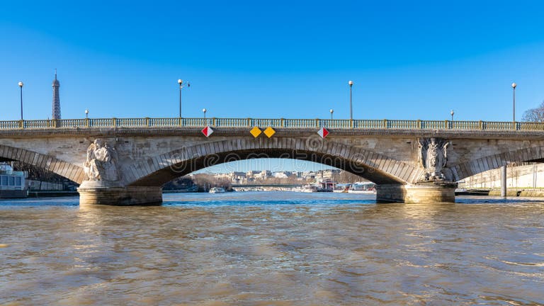 Paris, the Invalides Bridge Stock Photo - Image of europe, historic ...