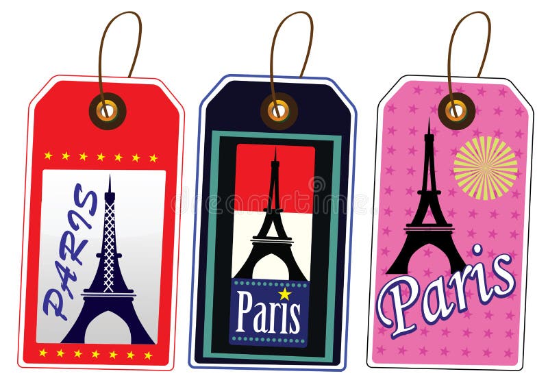 Paris Label stock vector. Illustration of country, postcard - 43411058