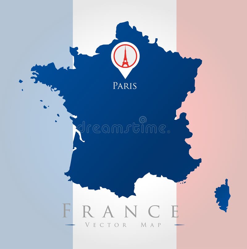 Paris Landmarks design stock vector. Illustration of urban - 62347939