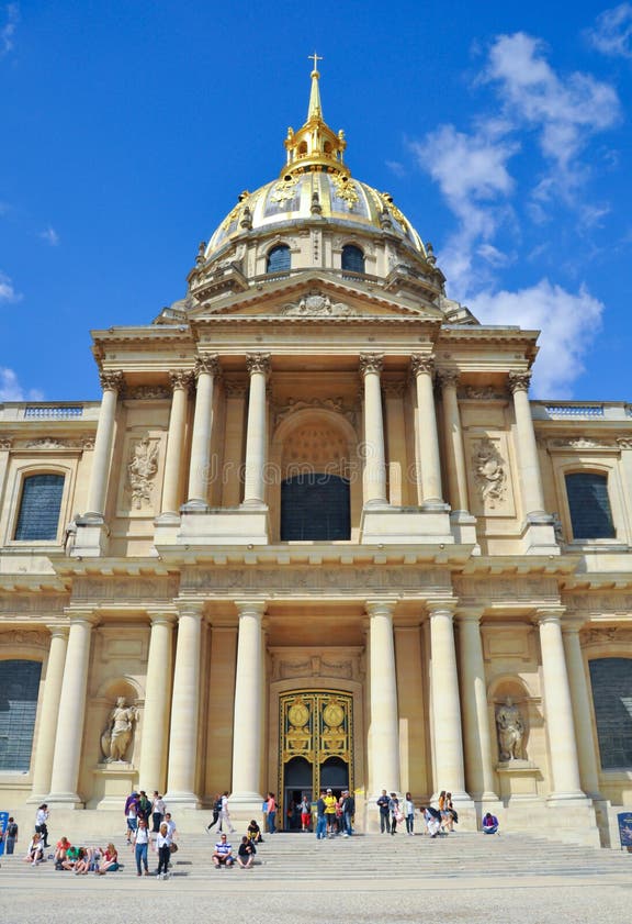 Paris Les Invalides. editorial stock image. Image of attraction - 22176084