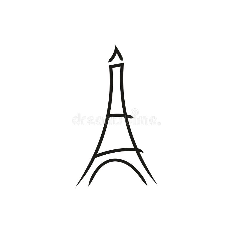 Paris Logo Template, Design Vector Illustration Icon. Stock Vector ...