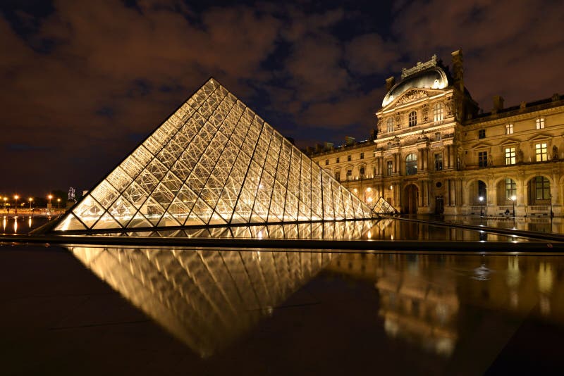 Paris, Louvre editorial stock image. Image of palace - 43881204
