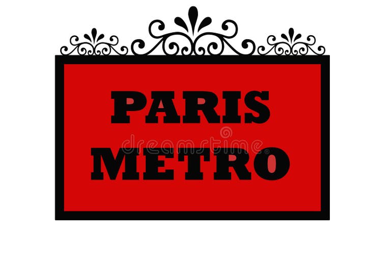 Sign Parisian Metro Stock Illustrations – 17 Sign Parisian Metro Stock ...